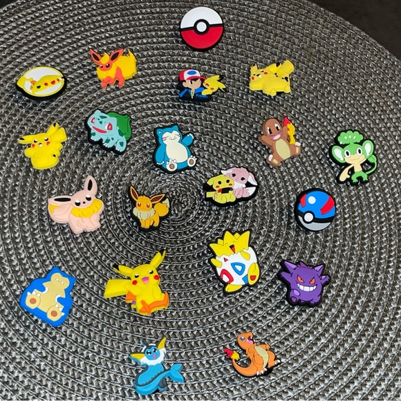 Accessories | 2pcs Pokemon Croc Charms Jibbitz | Poshmark